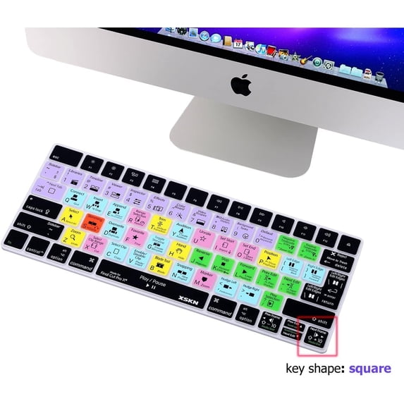 ASIASN-Final Cut Pro Shortcut FCP Hotkey Function Keyboard Cover Skin ...