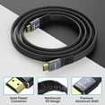 ASIASN-Flat HDMI Cable 20 Feet, 4K HDMI High Speed Braided Cord, Pure Copper, Supports 4K@60Hz ...