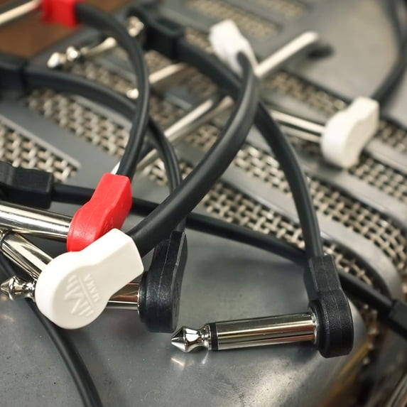 ASIASN-Flat Low Profile Guitar Patch Cable 20 inch for Effects Pedals ...