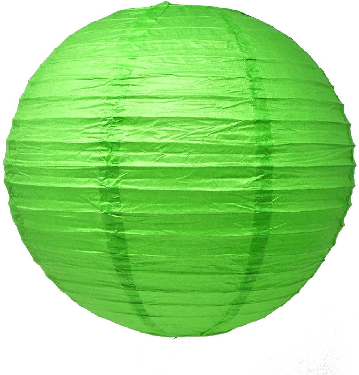 ASIASN-Green Paper Lanterns Wedding Party Decorations - 12 in 10 Round ...