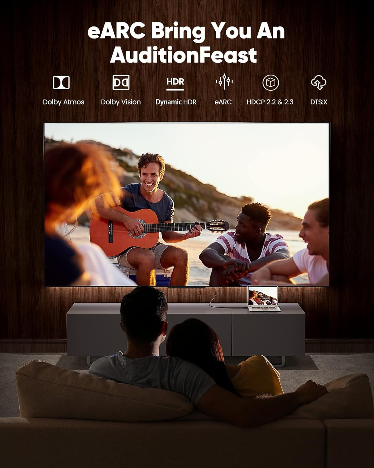 ASIASN-HDMI Cables 10FT/3M 2-Pack, (Certified HDMI 2.1) 10K 8K@60Hz 4K ...