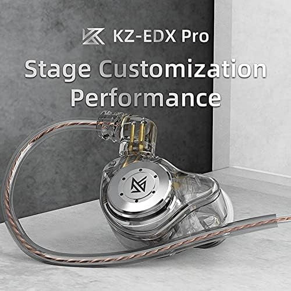 ASIASN-KZ EDX PRO Headphone10mm Dual Magnetic Dynamic Driver Stereo ...