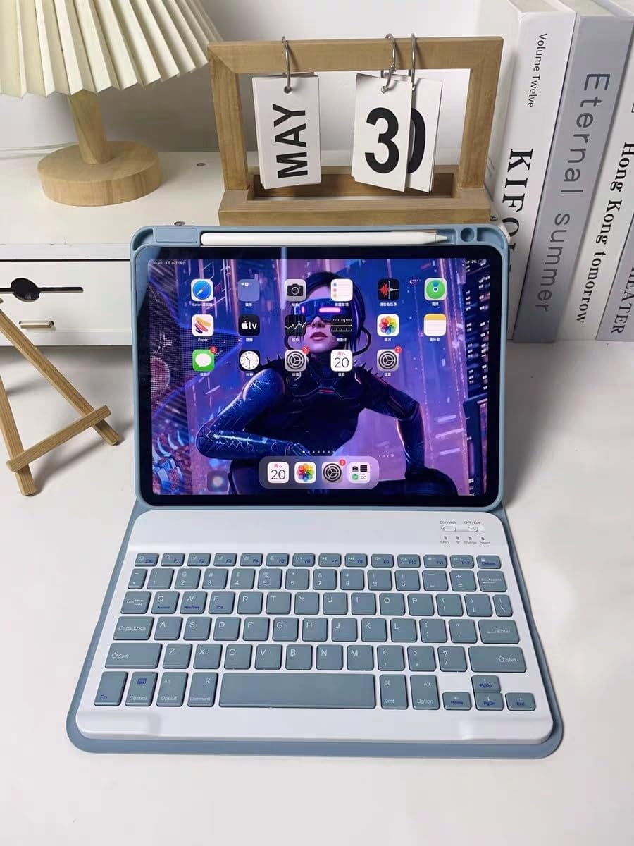 ASIASN-Keyboard Case for iPad mini 7 (A17 Pro) /Mini 6, Magnetic ...