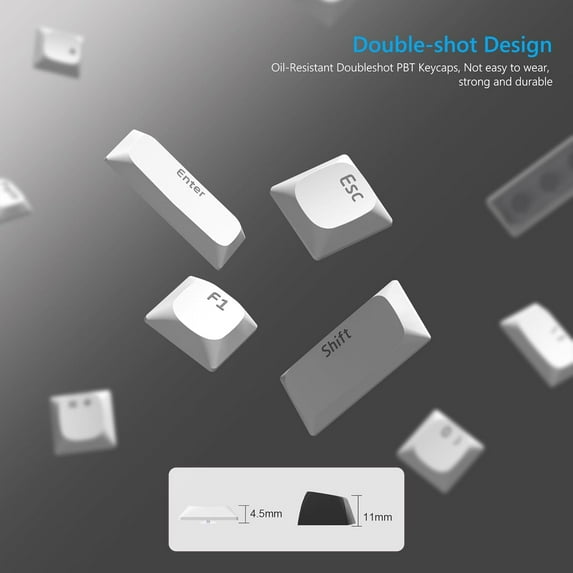 ASIASN-Keycaps, Low Profile Keycaps, Shine Through Custom PBT Keyboard ...