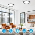 ASIASN-LED Flush Mount Ceiling Light,9Inch 18W,3000K/3500K/4000K/5000K ...
