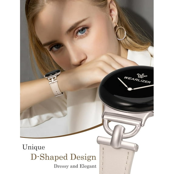 ASIASN-Leather Bands Compatible with Google Pixel Watch 4/3 41mm/Pixel ...