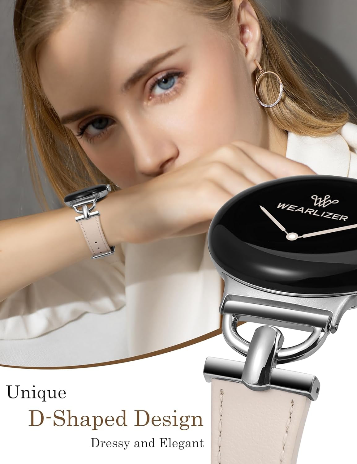 ASIASN-Leather Bands Compatible with Google Pixel Watch 4/3 41mm/Pixel ...