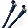 ASIASN-M8 6 Pin Sensor Connector Aviation Cable, Male to Female Right ...