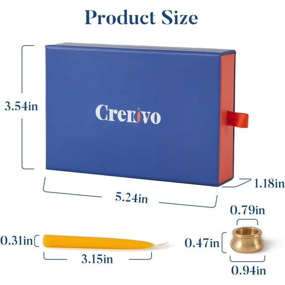 ASIASN-Meditation Beeswax Candles, Set of 24 Mini Taper Candles with ...