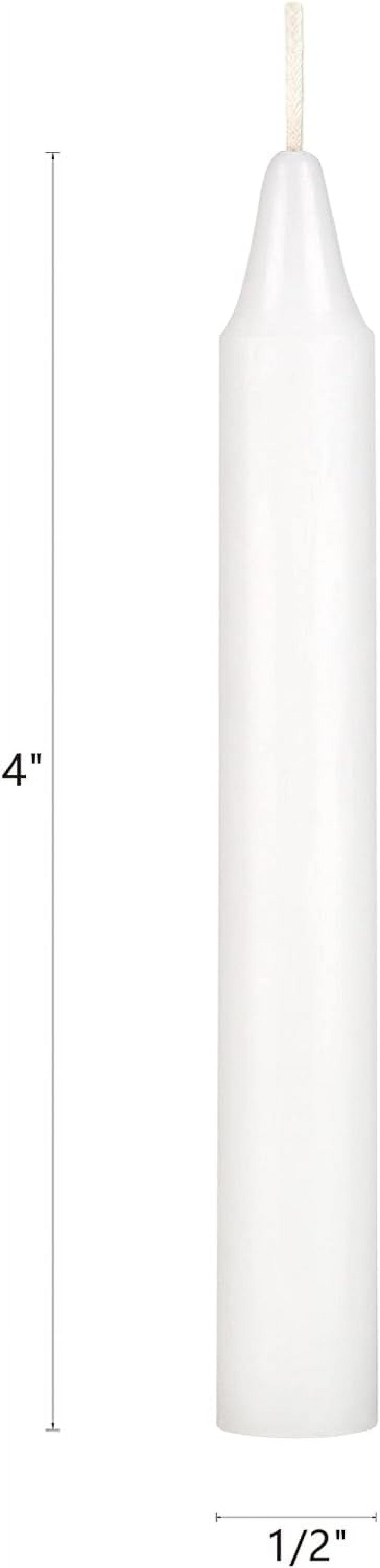 ASIASN-Mega Candles 40 pcs Unscented White Exquisite Mini Taper Spell ...