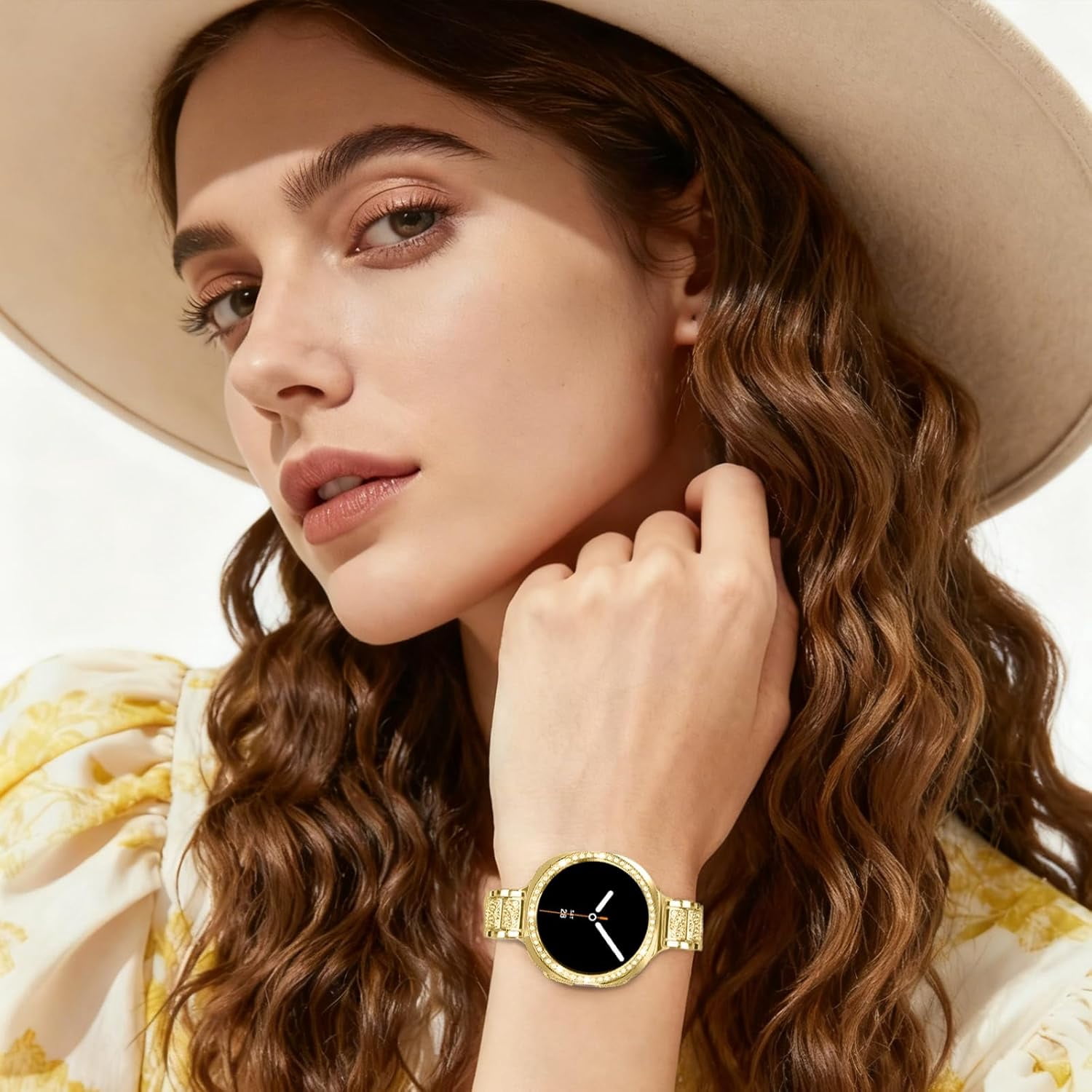 ASIASN-Metal Band with Case for Samsung Galaxy Watch 8 Band 40mm for ...