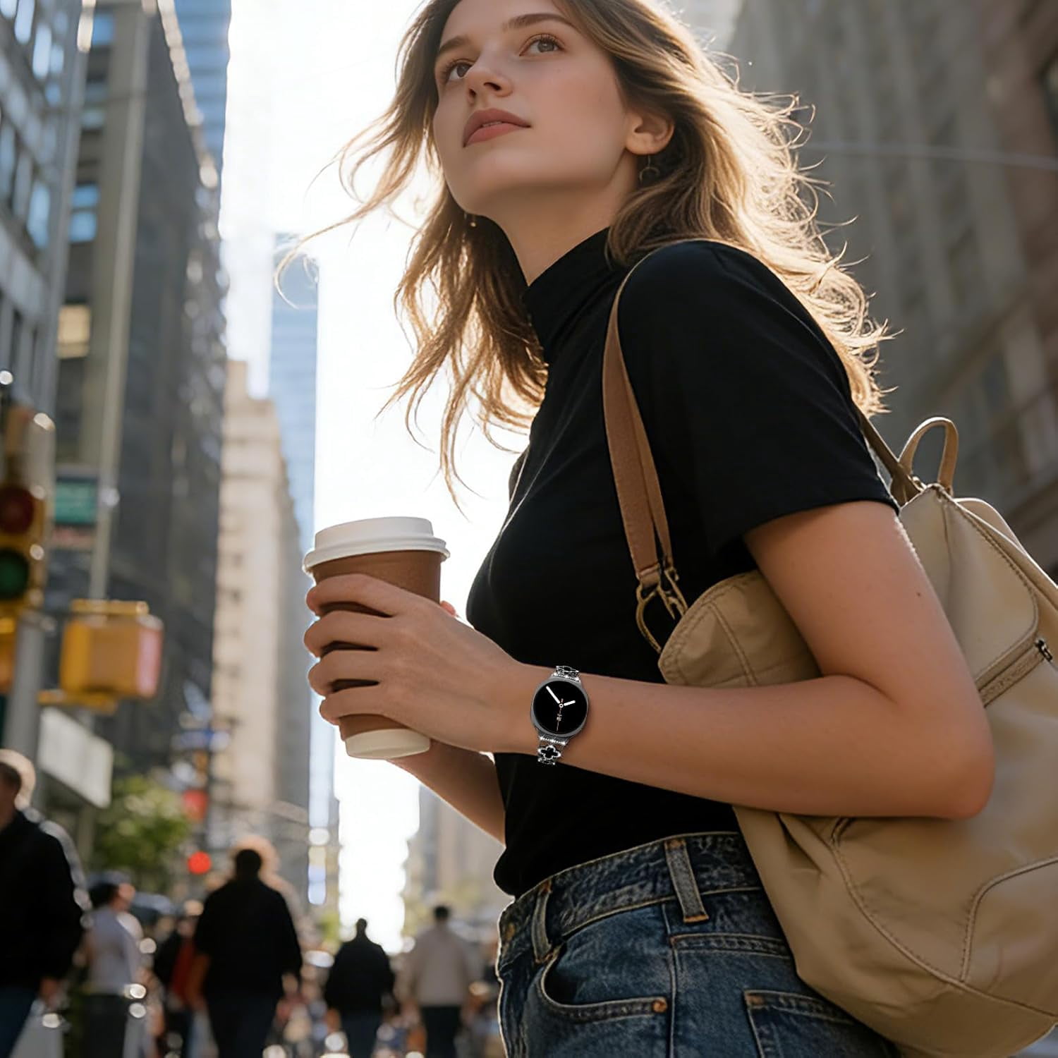 ASIASN-Metal Bands for Samsung Galaxy Watch 8 Band 40mm 44mm/8 Classic ...