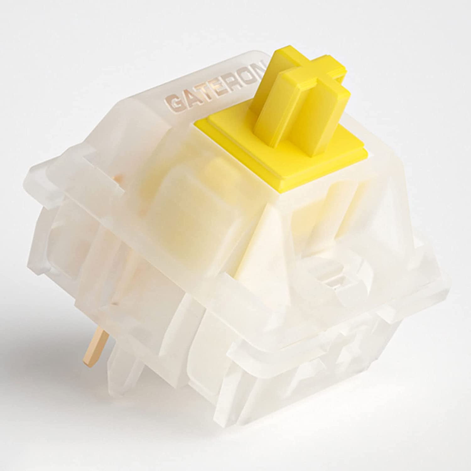 ASIASN-Milky Yellow Pro V2 Pre-lubed 5 Pin 50gf LED RGB Linear Switches ...