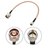 ASIASN-Mini UHF Male to N Male Right Angle RG400 RF Coaxial Cable 0 ...