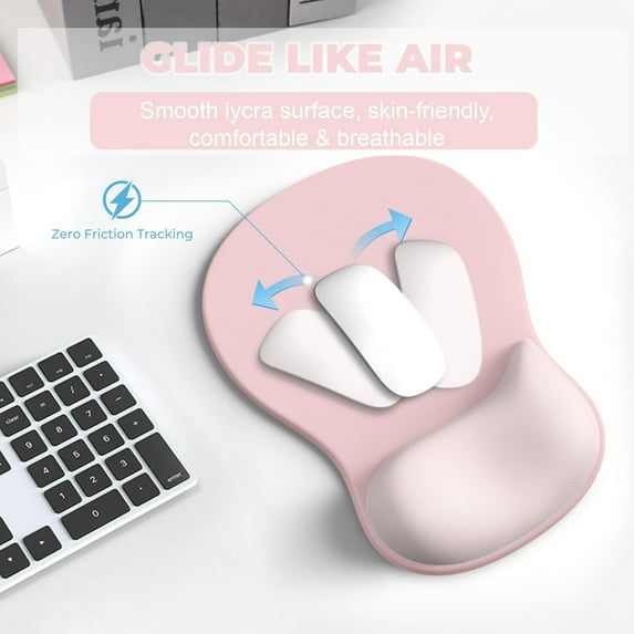 ASIASN-Mouse Pad and Keyboard Wrist Rest, 3-in-1 Memory Foam Ergonomic ...