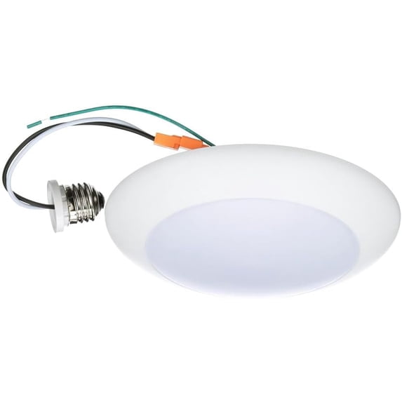 ASIASN-NICOR Lighting 5/6-Inch Dimmable 900-Lumen 4000K LED Surface ...