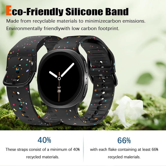 ASIASN-No Gap Sport Band Compatible for Samsung Galaxy Watch 8 40mm ...