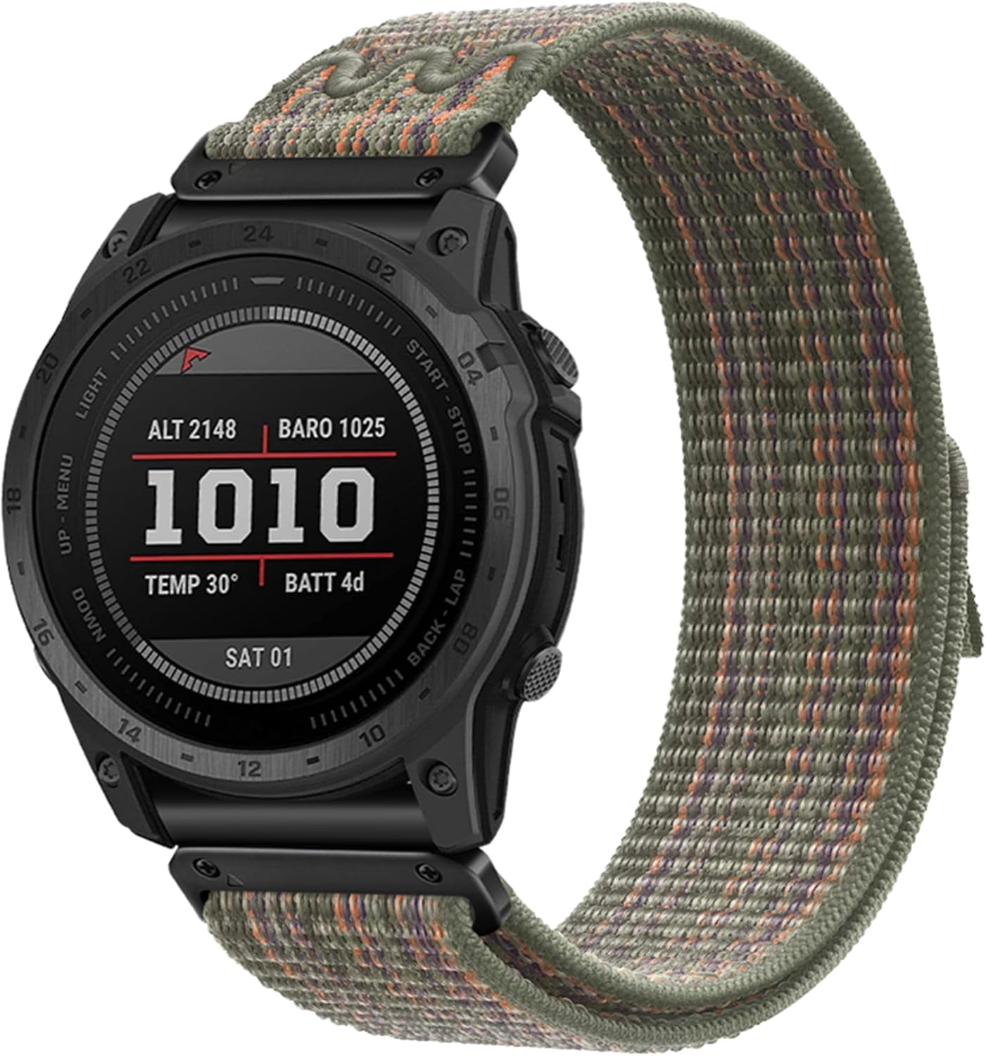 ASIASN-Nylon 22mm Quickfit Watch Band Compatible with Garmin Fenix 5 ...