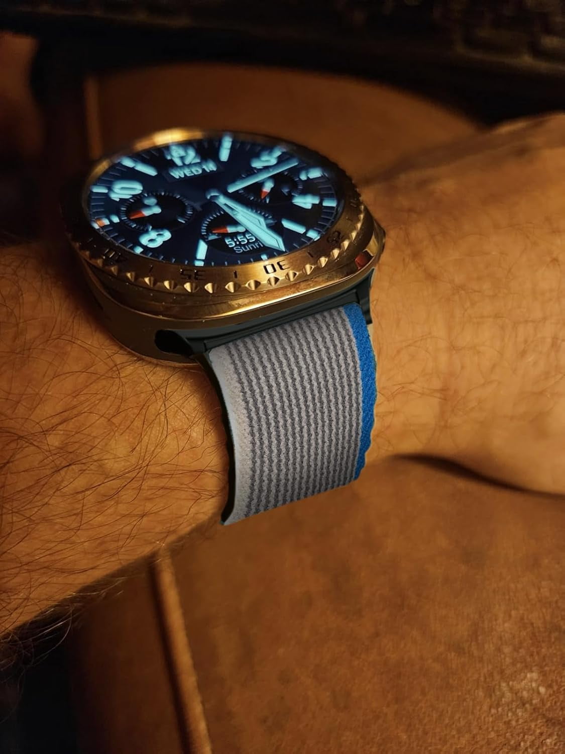 ASIASN-Nylon Watch Band Compatible with Galaxy Watch ultra 2/1 Bands ...