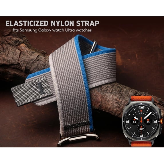 ASIASN-Nylon Watch Band Compatible with Galaxy Watch ultra 2/1 Bands ...