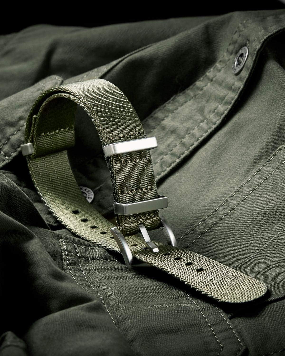 ASIASN-Nylon Watch Band Thick G10 Premium Ballistic Nylon Multicolor ...