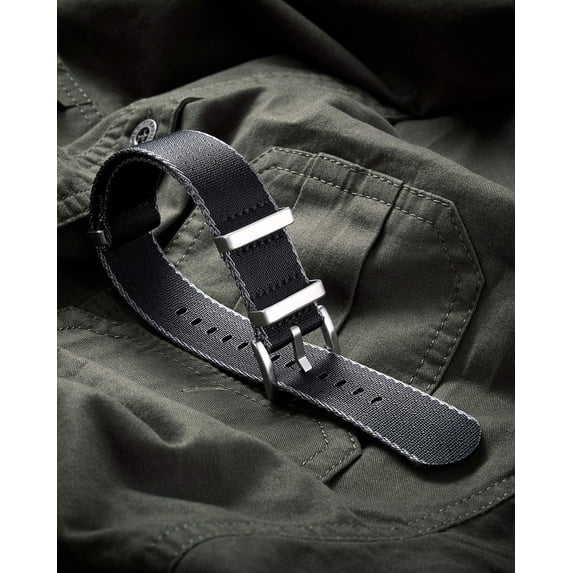 ASIASN-Nylon Watch Band Thick G10 Premium Ballistic Nylon Multicolor ...