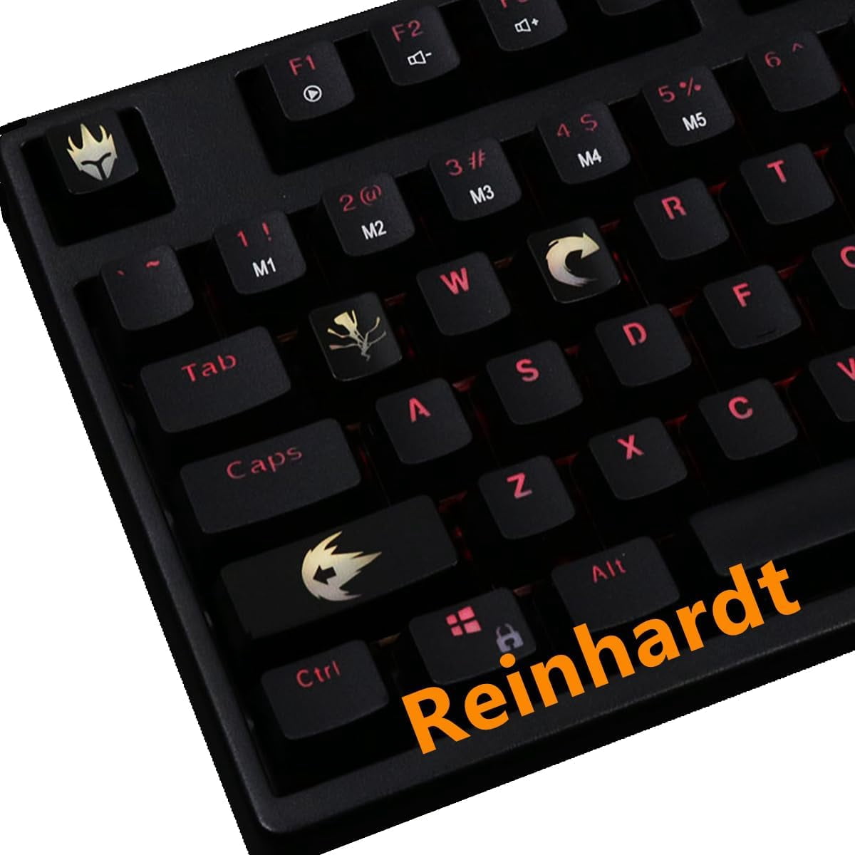 ASIASN-Overwatch Backlit Hero Keycap Set Gaming Keyset Key Cap for ...