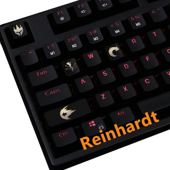 ASIASN-Overwatch Backlit Hero Keycap Set Gaming Keyset Key Cap for ...