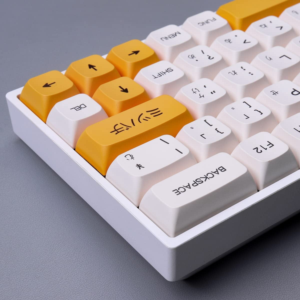 ASIASN-PBT Dye-Sub Keycaps 138 Keys XDA Profile Honey Milk Keycaps Set ...