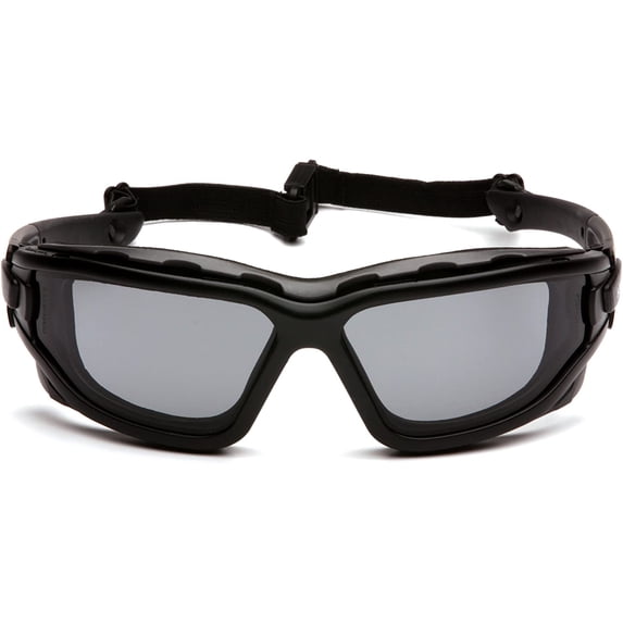 ASIASN-PYRAMEX I-Force Sporty Dual Pane Anti-Fog Goggle, Black Frame ...