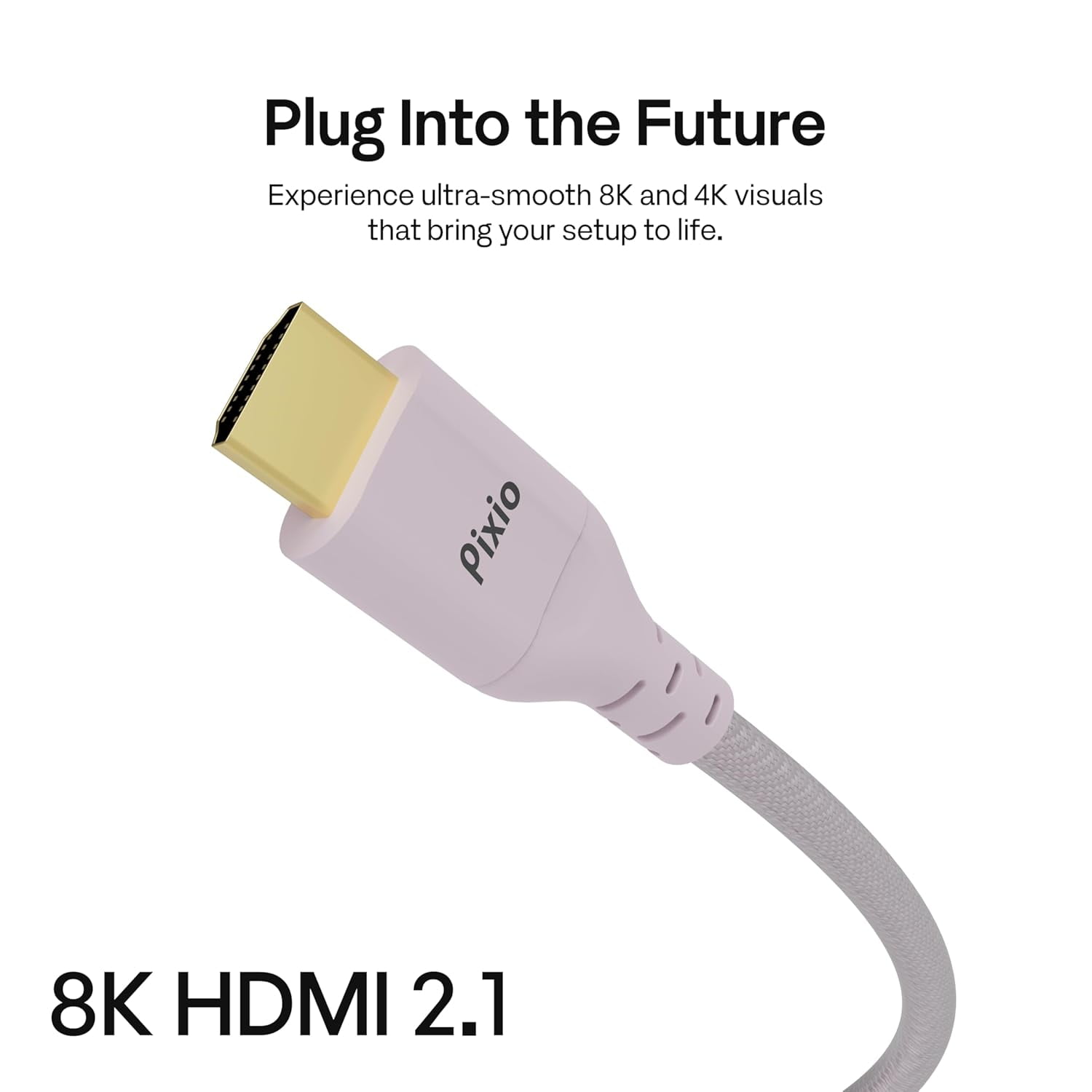 ASIASN-Pink 8K HDMI 2.1 Cable Ultra Certified Ultra High Speed 10FT 8K ...