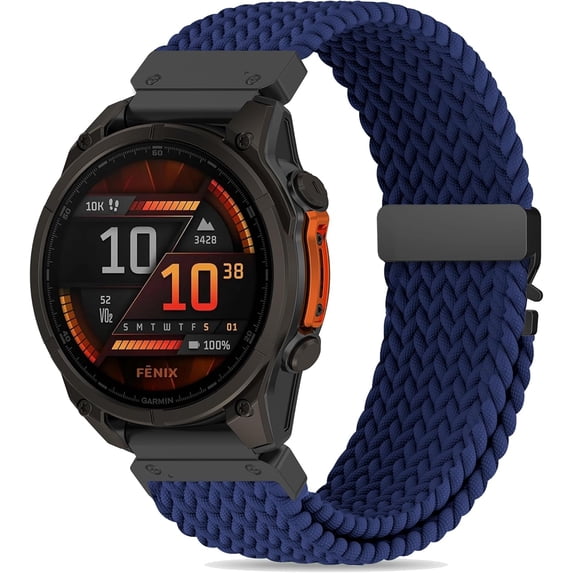ASIASN-QuickFit 22mm Stretchy Braided Compatible with Garmin Fenix 8 ...