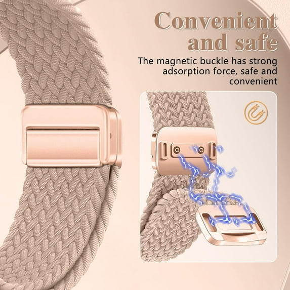 ASIASN-Quickfit 20mm Magnetic Braided Watch Bands Compatible with ...