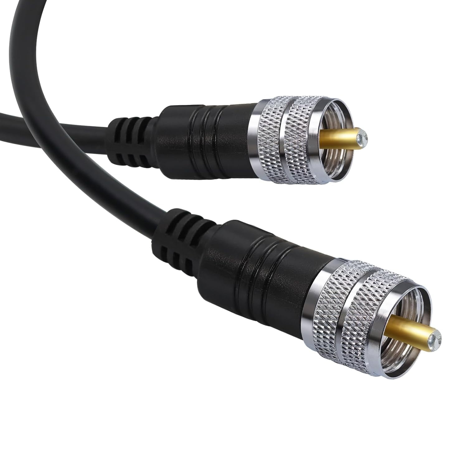 ASIASN-RG8X SO239 Coaxial Cable 50 ohm PL259 UHF Male to UHF Male CB ...