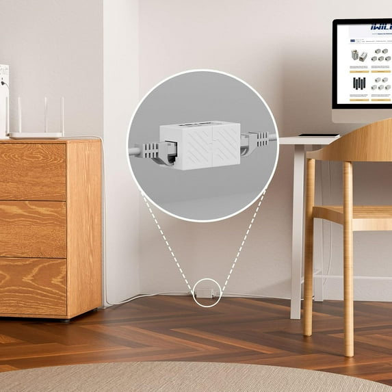 ASIASN-RJ45 Coupler Ethernet Connector, Female to Female RJ45 Connector ...