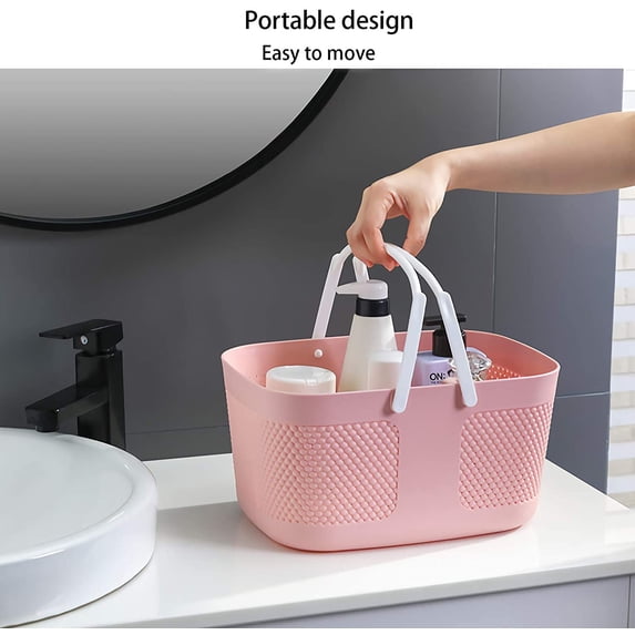 ASIASN-Shower Caddy Basket, Portable Large Capacity Thickened Plastic ...