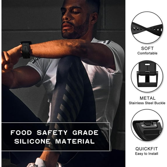 ASIASN-Silicone Band for Garmin Quatix 8/Tactix 8/Enduro 3/Fenix8 Pro ...