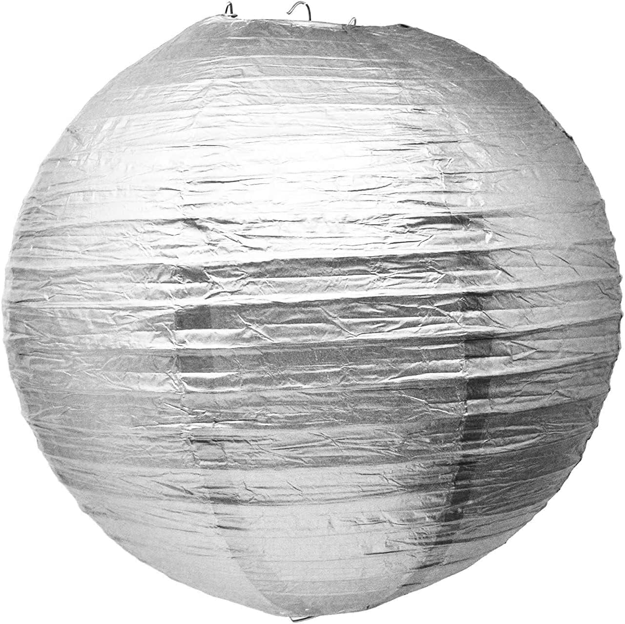 ASIASN-Silver Gold Paper Lanterns Wedding Party Decorations - 12 in 10 ...