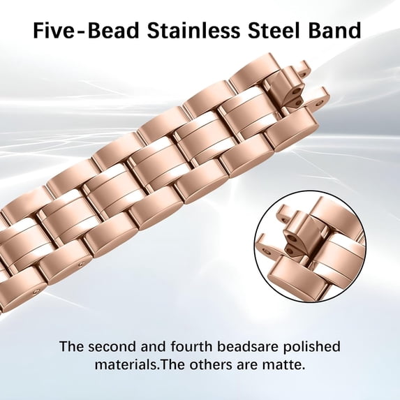 ASIASN-Slim Metal Band Compatible with Samsung Galaxy Watch 8 40mm 44mm ...