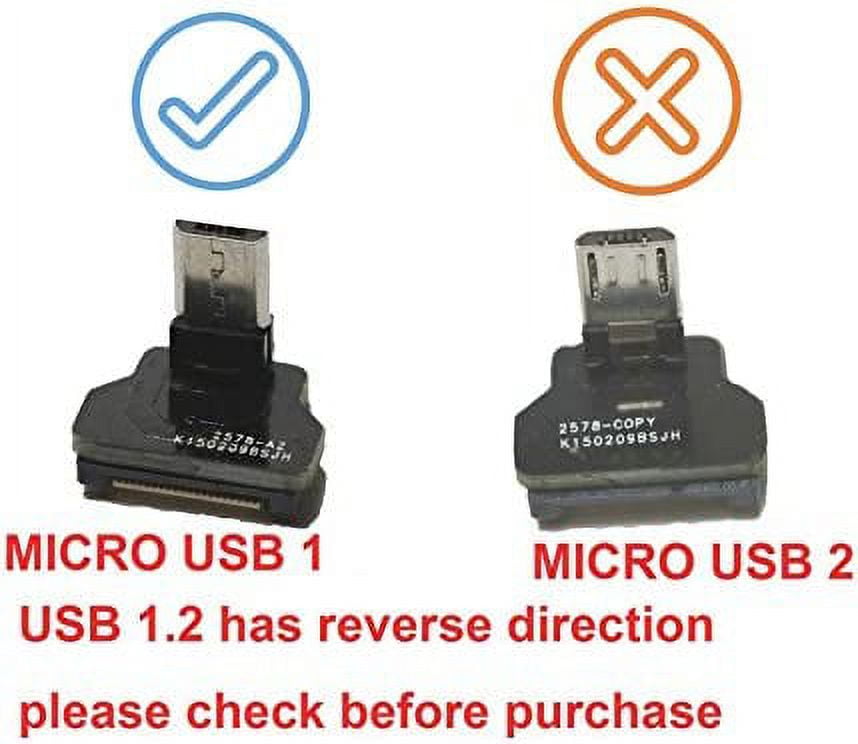 ASIASN-Slim Micro USB FPV Flat Slim Thin Ribbon FPC Cable Micro USB 90 ...