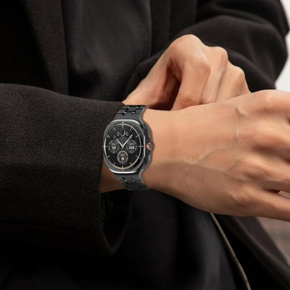 ASIASN-Stainless Steel Band Compatible with Samsung Galaxy Ultra Watch ...