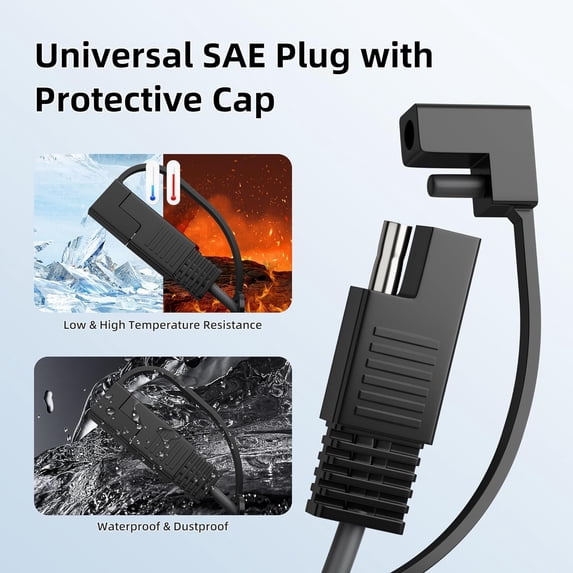 ASIASN-Starlink Mini Cable SAE Connector with Polarity Reverse Adapter ...