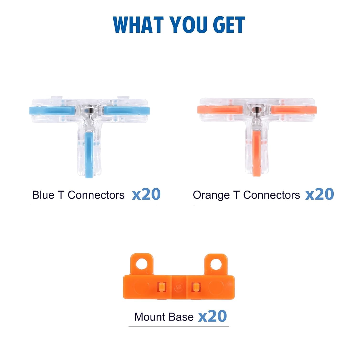 ASIASN-T Tap Connectors for AWG 28-12, Lever Wire Connectors 40 Pack ...