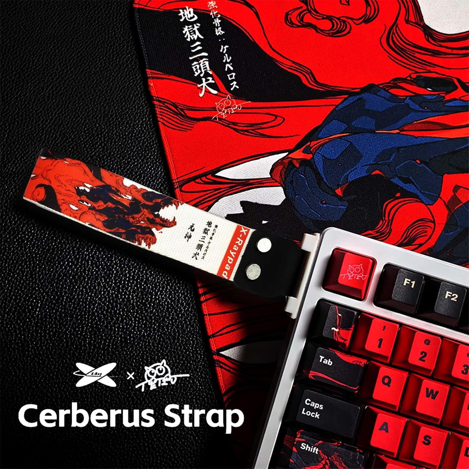 ASIASN-Teru x X-raypad Cerberus keyboard straps - Enhanced Skeleton ...
