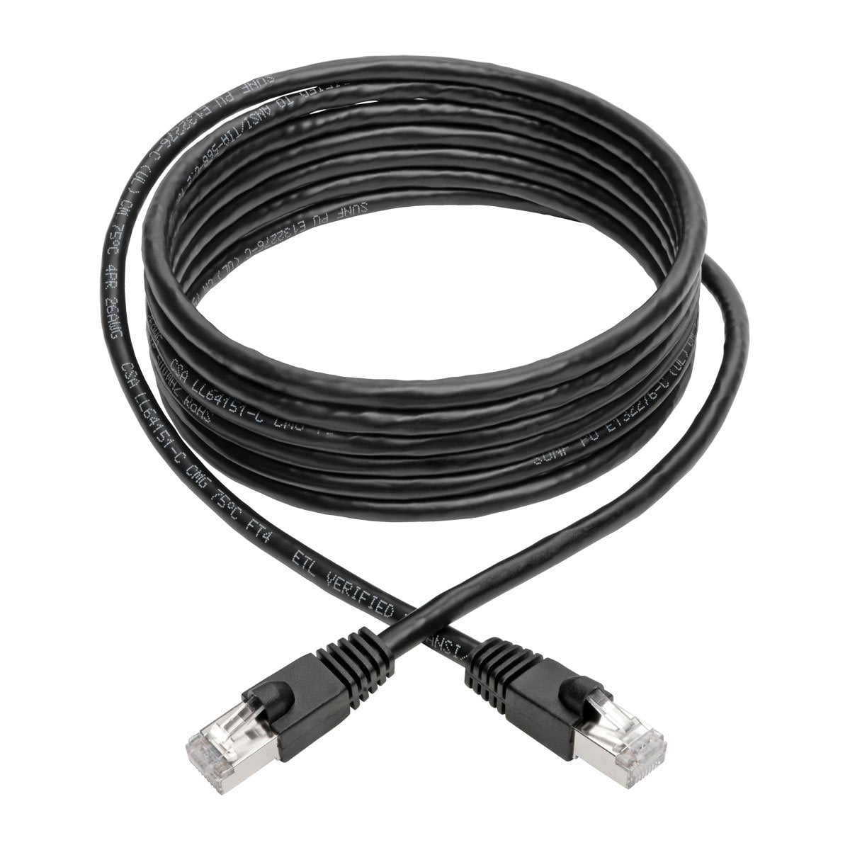 ASIASN-Tripp Lite Cat6a 10G Ethernet Cable, Snagless Molded STP Network ...