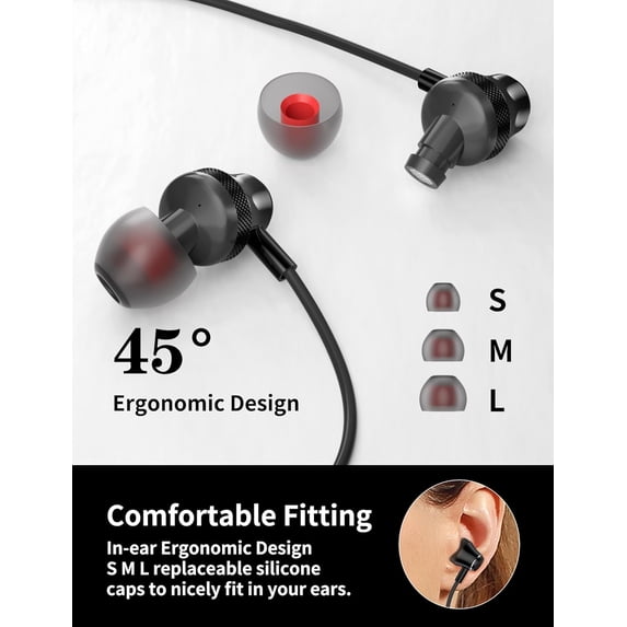 ASIASN-USB C Headphone for iPad A16 11 10,Type C Wired Earbuds for ...