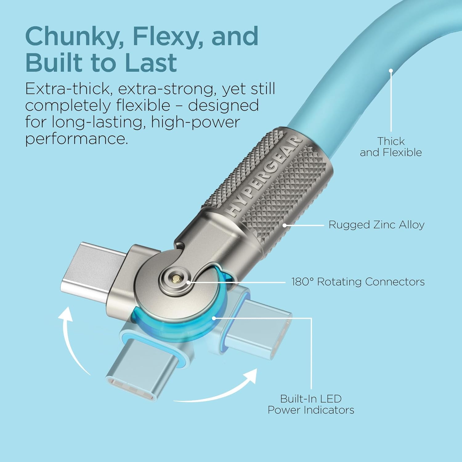 ASIASN-USB C to USB C Cable (6FT) Type-C 100W Fast Charger Cable180 ...