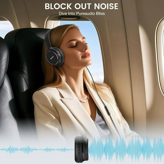 ASIASN-USB C Wired Over-Ear Headphones with Microphone, Volume Control ...