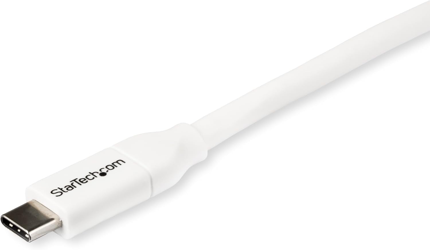 ASIASN-USB C to USB C Cable - 6 ft / 2m - 5A PD - M/M - White - USB 2.0 ...