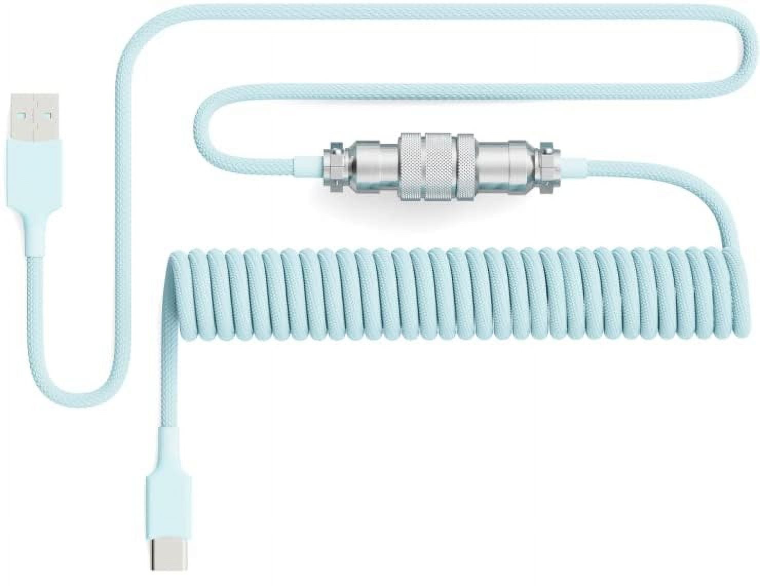 ASIASN-Ultra Custom Coiled Aviator USB C Cable for Gaming Keyboard ...